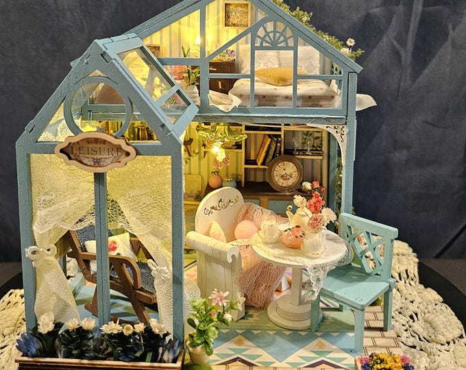 Miniature/mini House, Forest House, Assembled Miniature House, Home ...