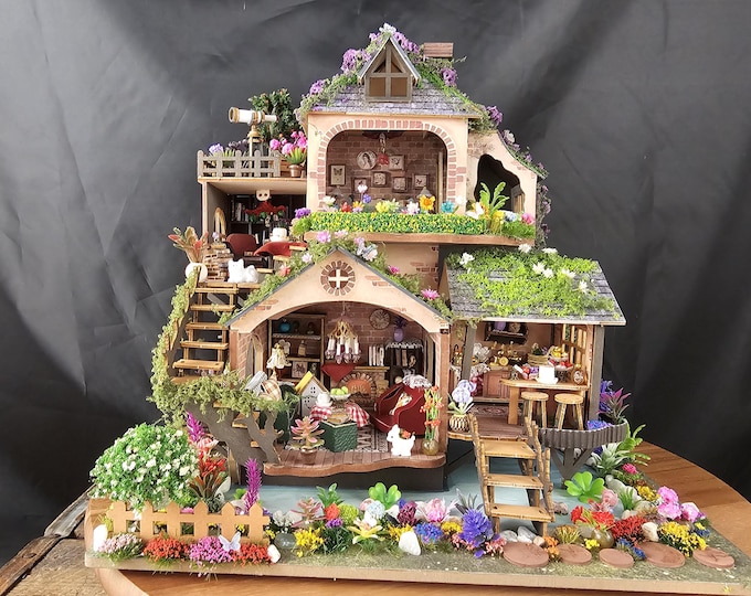 Miniature/mini House, Forest House, Assembled Miniature House, Home ...