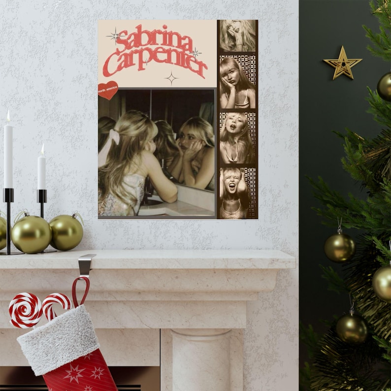Sabrina Carpenter Matte Vertical Posters, Vintage Wall Art, Music Room ...