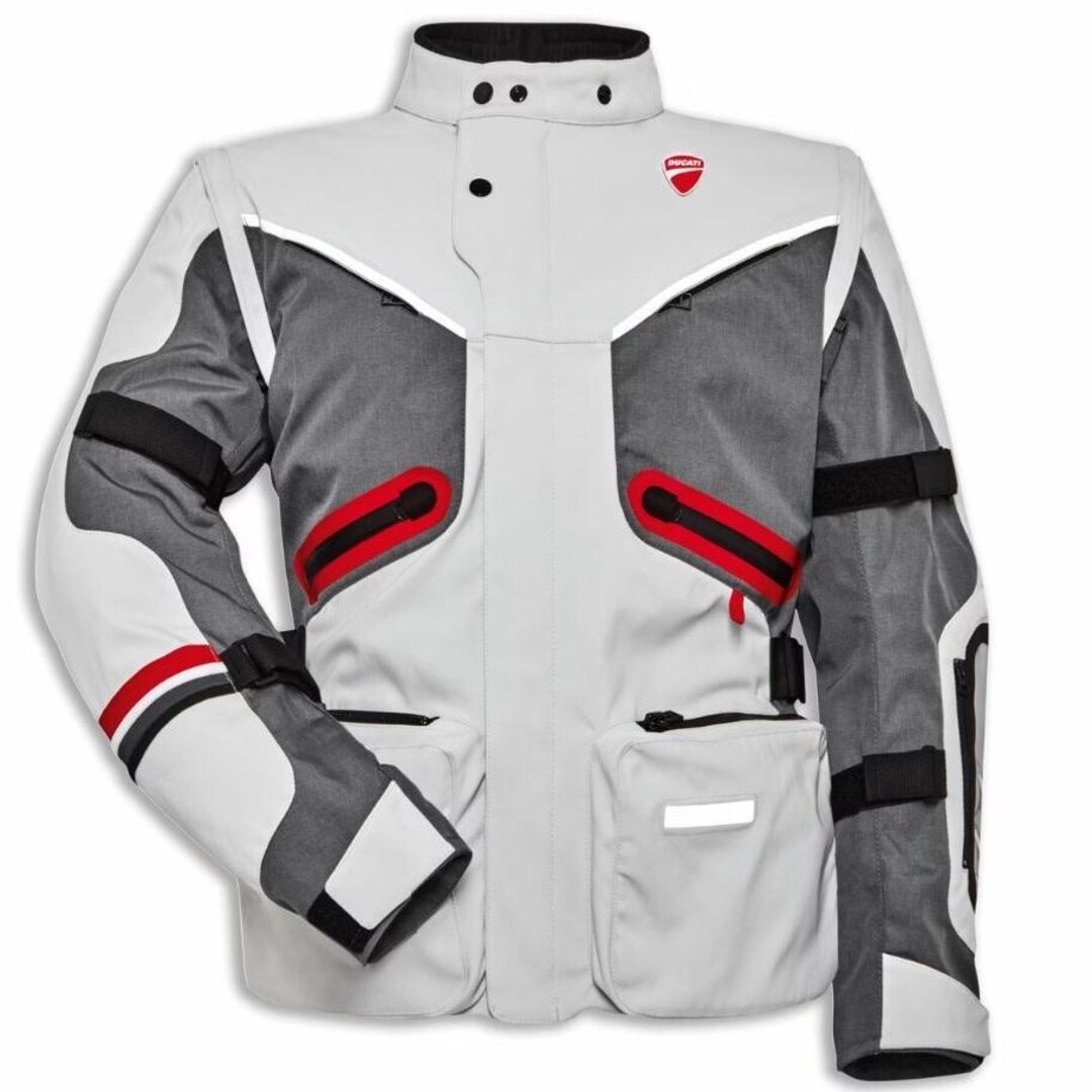 Ducati Corse Mens Motorcycle Jacket Cordura Textile CE Armored ...