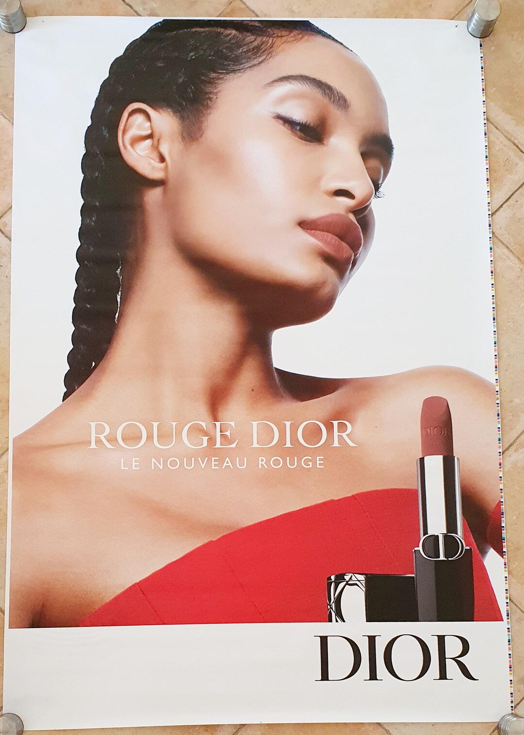 Wall Poster 120 X 176 Dior Rouge the New Red Yara Shahidi 2024 Rolled ...