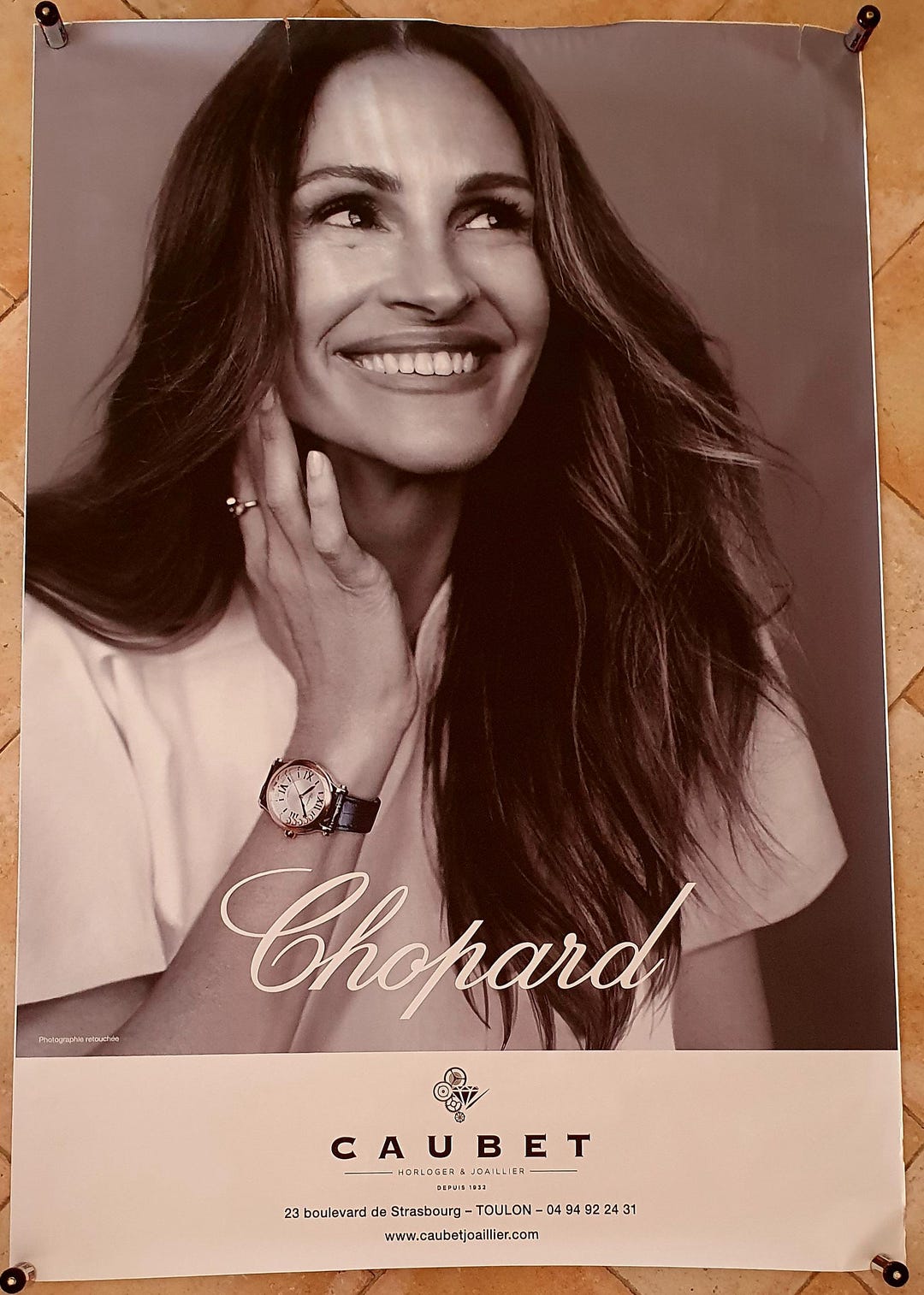 Chopard Julia Roberts Rolled up Wall Poster 120 X 176 - Etsy UK