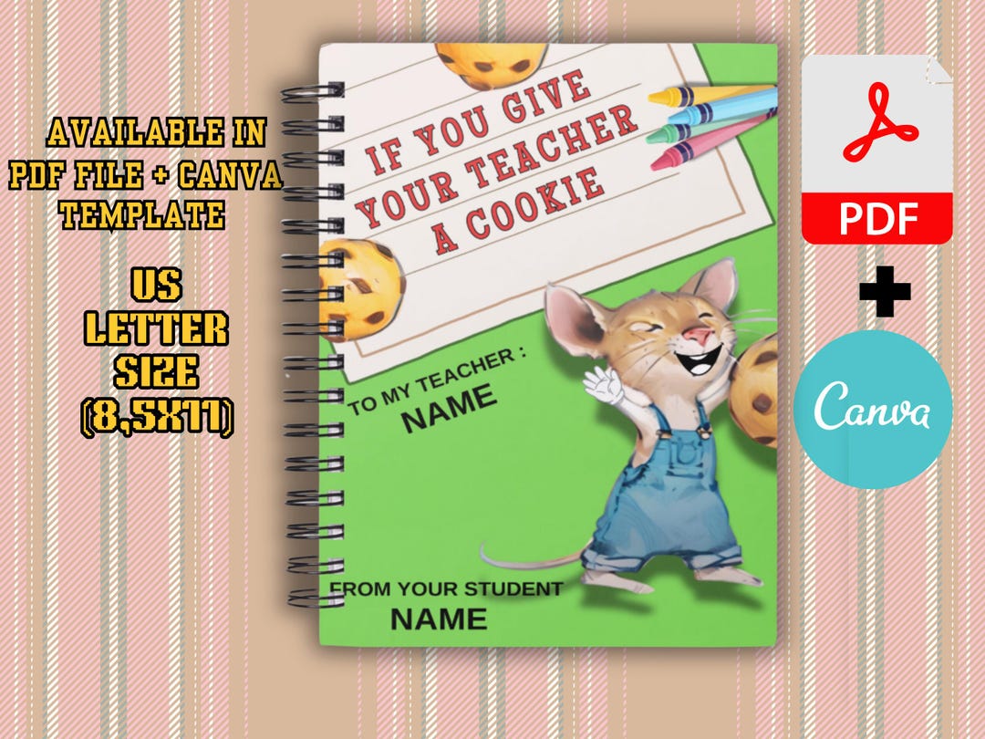 If You Give Your Teacher A Cookie Book PDF, Printableteacher ...