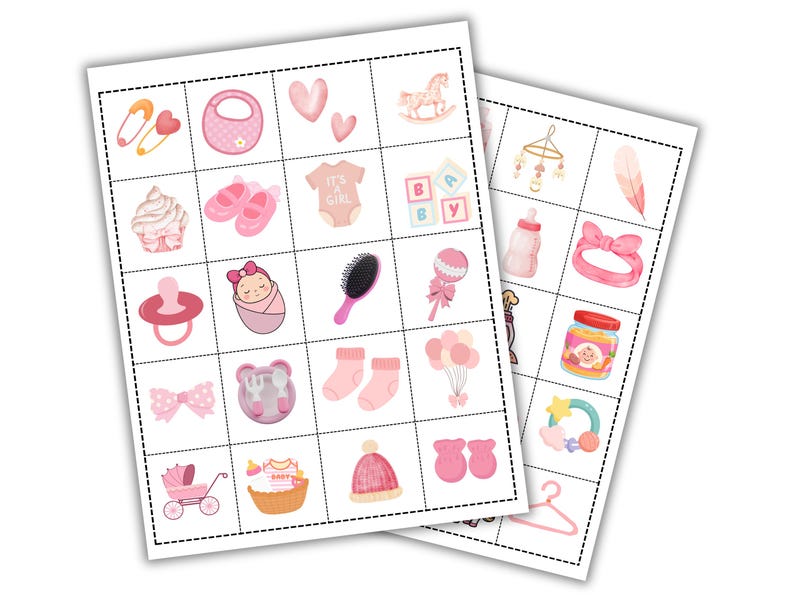 Juego de bingo imprimible para baby shower / 30 tarjetas de bingo para ...