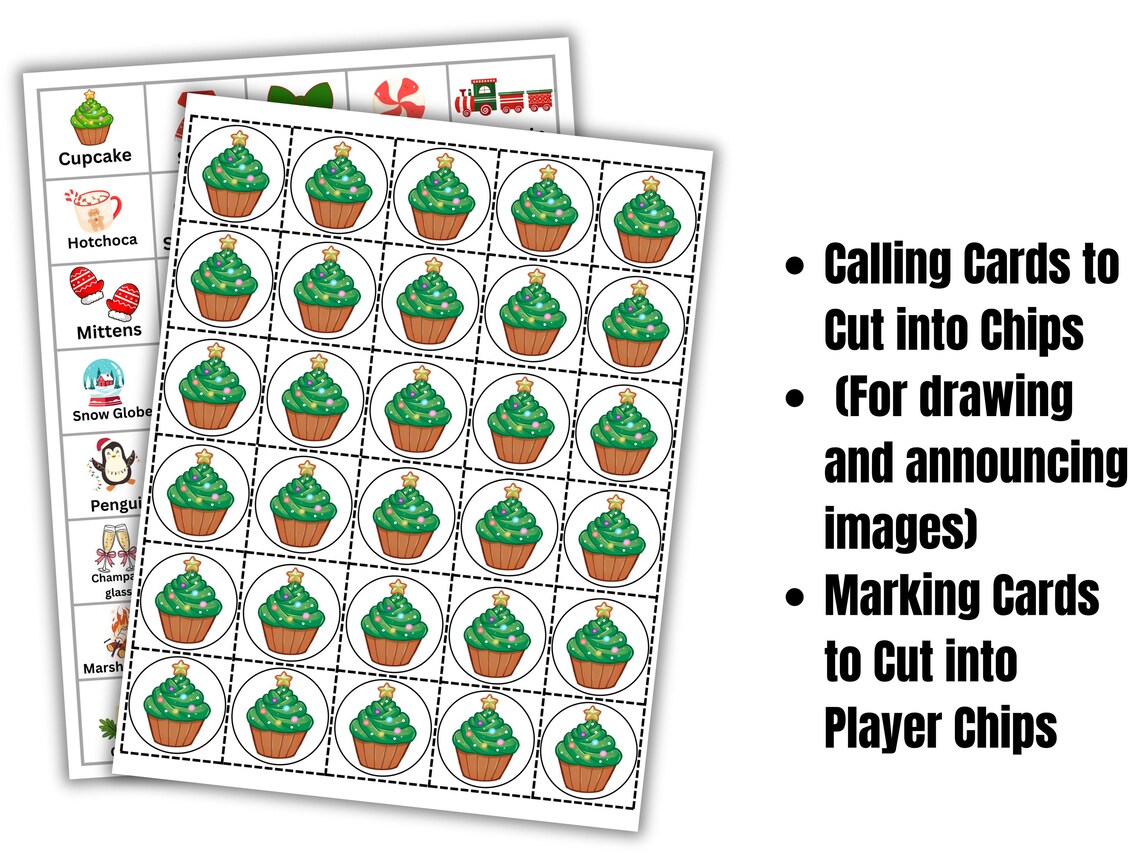 Printable Happy Holidays Bingo Cards | 30 Holiday Bingo Cards | Fun ...