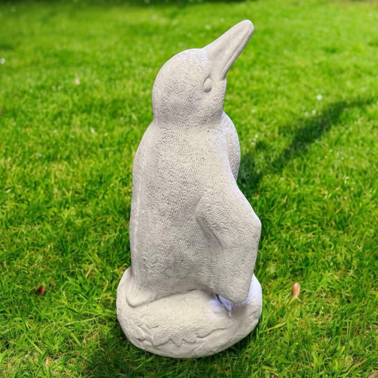 Penguin Statue, Standing Animal, Penguin Figurine, Outdoor Sculpture ...