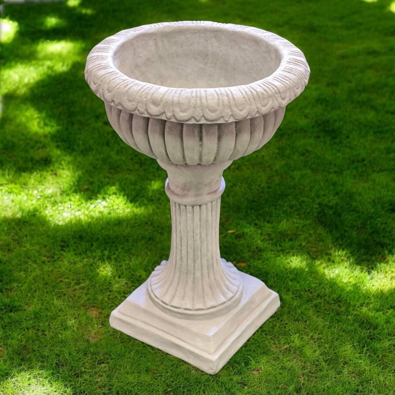 Corinthian Pot, Planter Figure, Flowers Pot, Cement Statue, Garden ...
