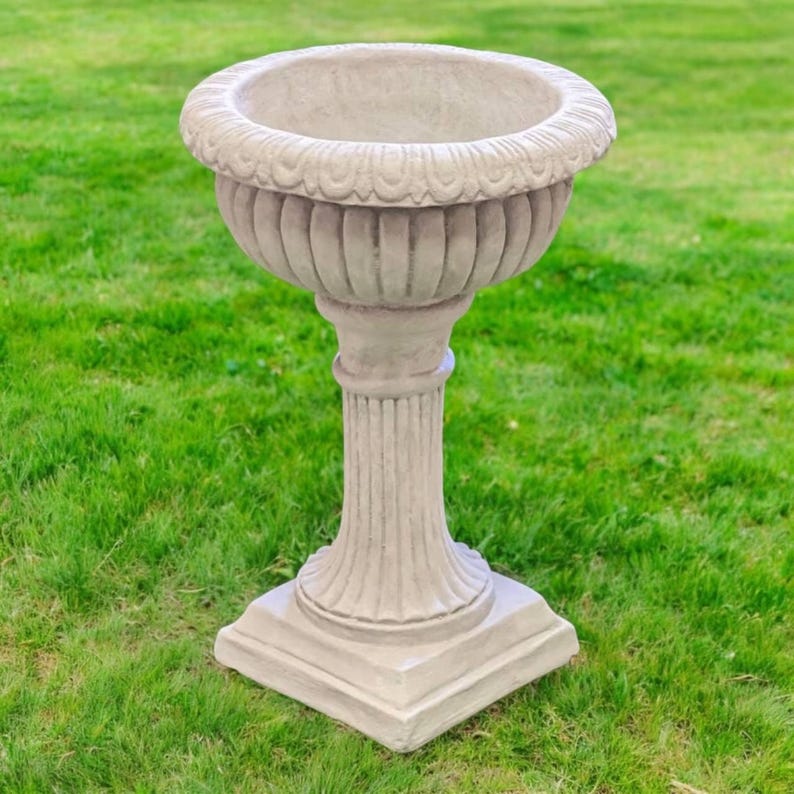 Corinthian Pot, Planter Figure, Flowers Pot, Cement Statue, Garden ...