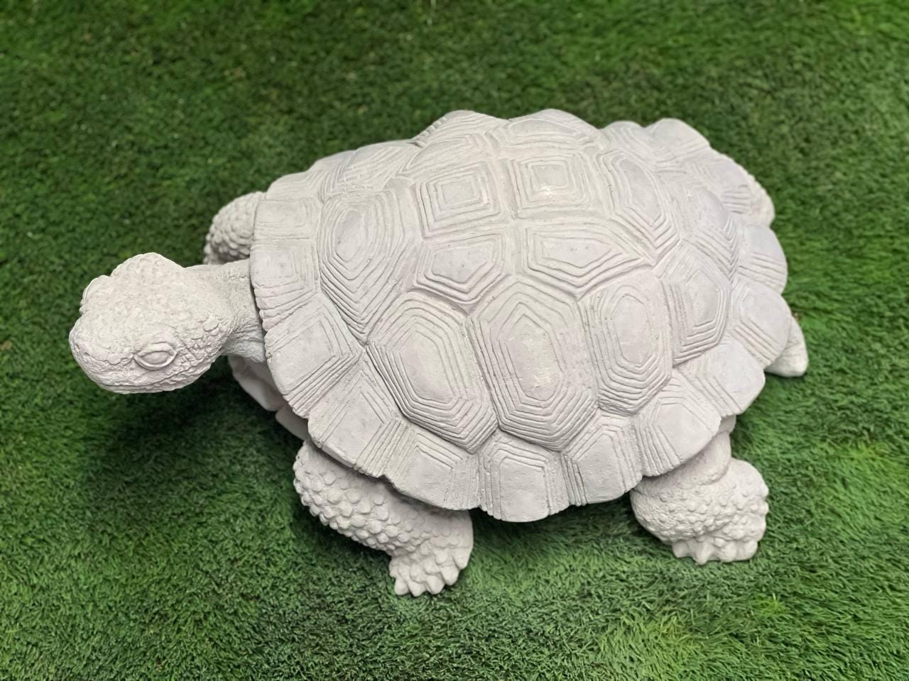 Large Turtle, Box Turtle, Outdoor Statue, Stone Figure, Cement Animal ...