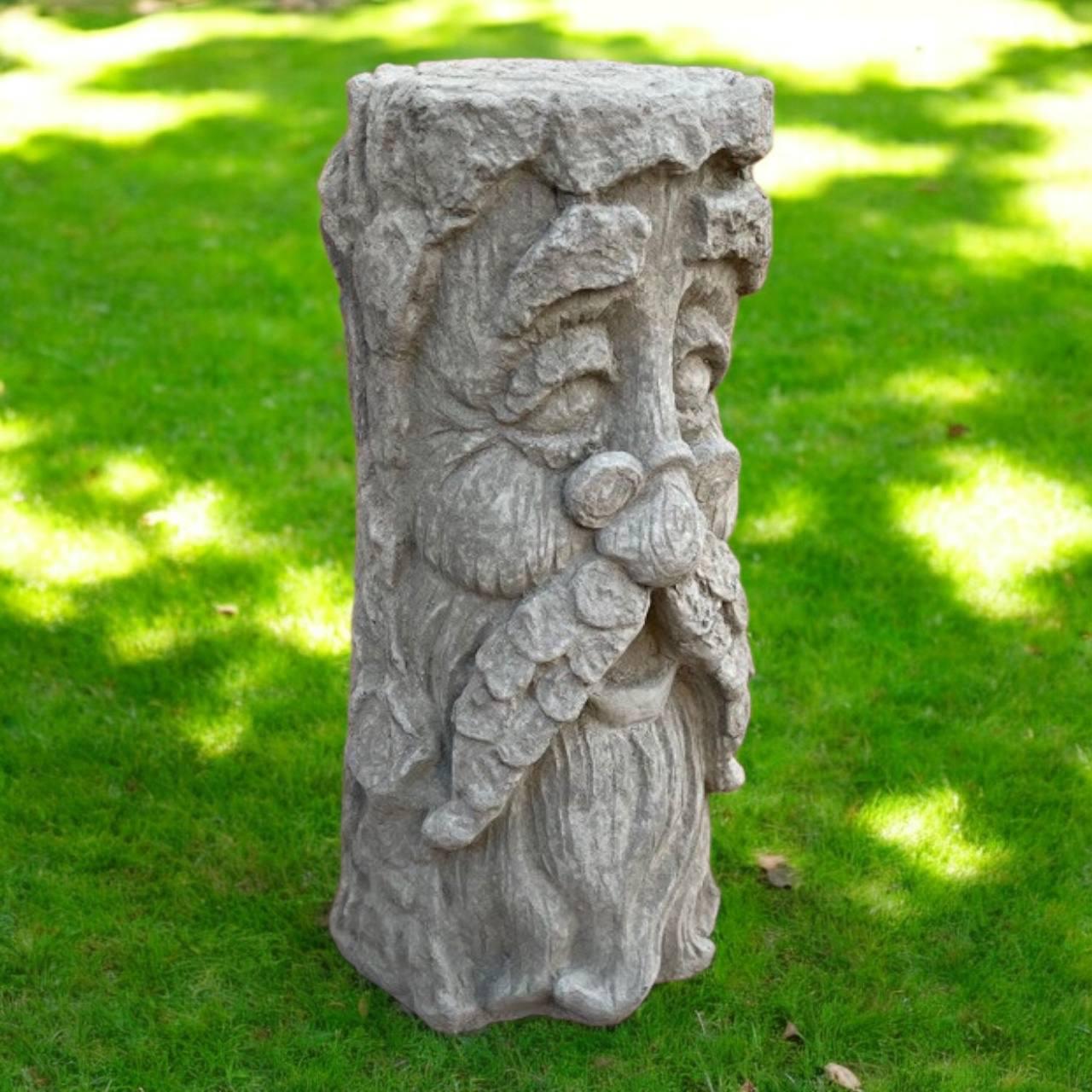 Tree Statue, Face Sculpture, Man Face, Stone Art, Garden Face, Patio ...