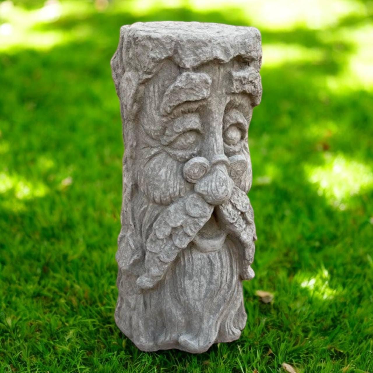Tree Statue, Face Sculpture, Man Face, Stone Art, Garden Face, Patio ...