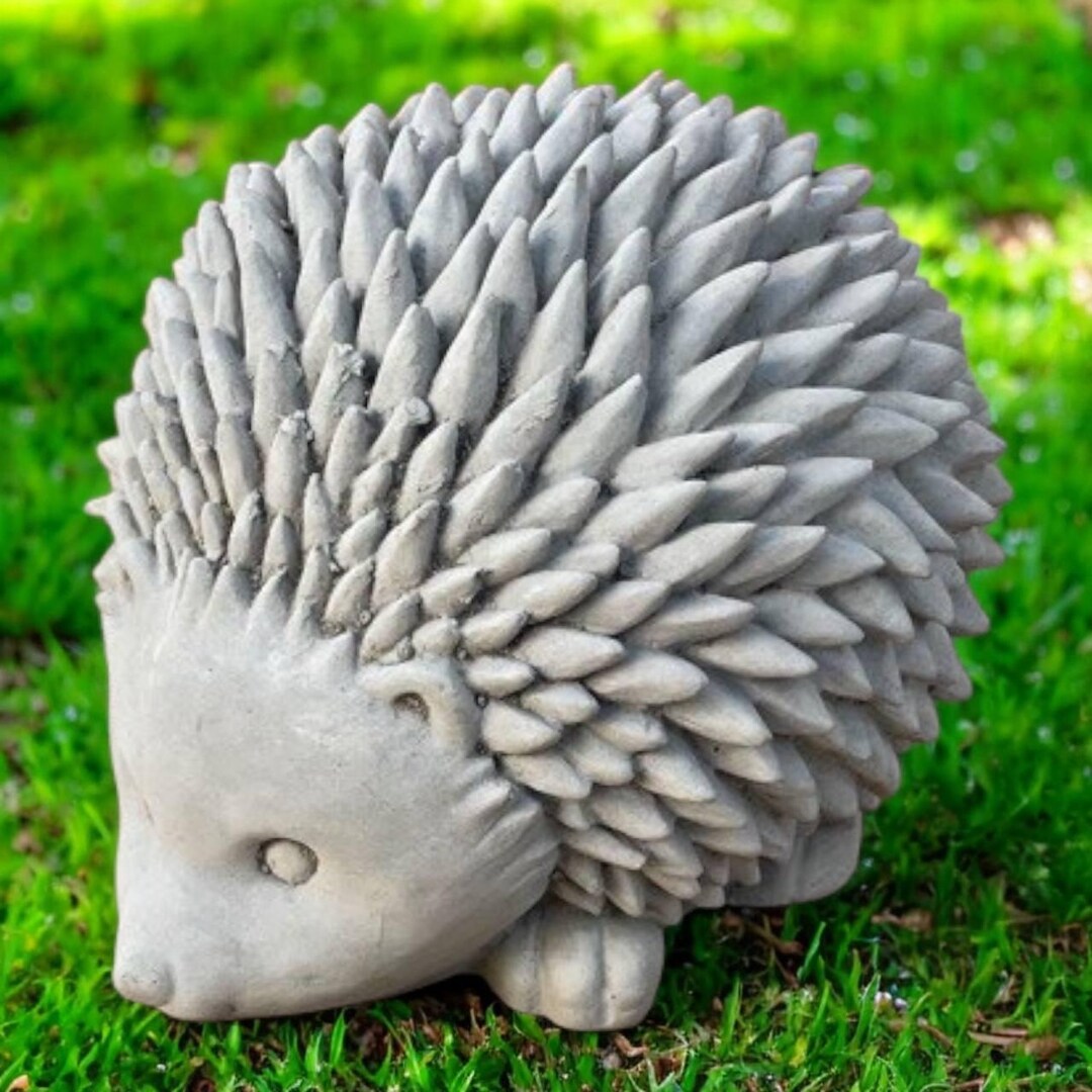 Hedgehog Statue, Garden Animal, Stone Sculpture, Hedgehog Figure ...