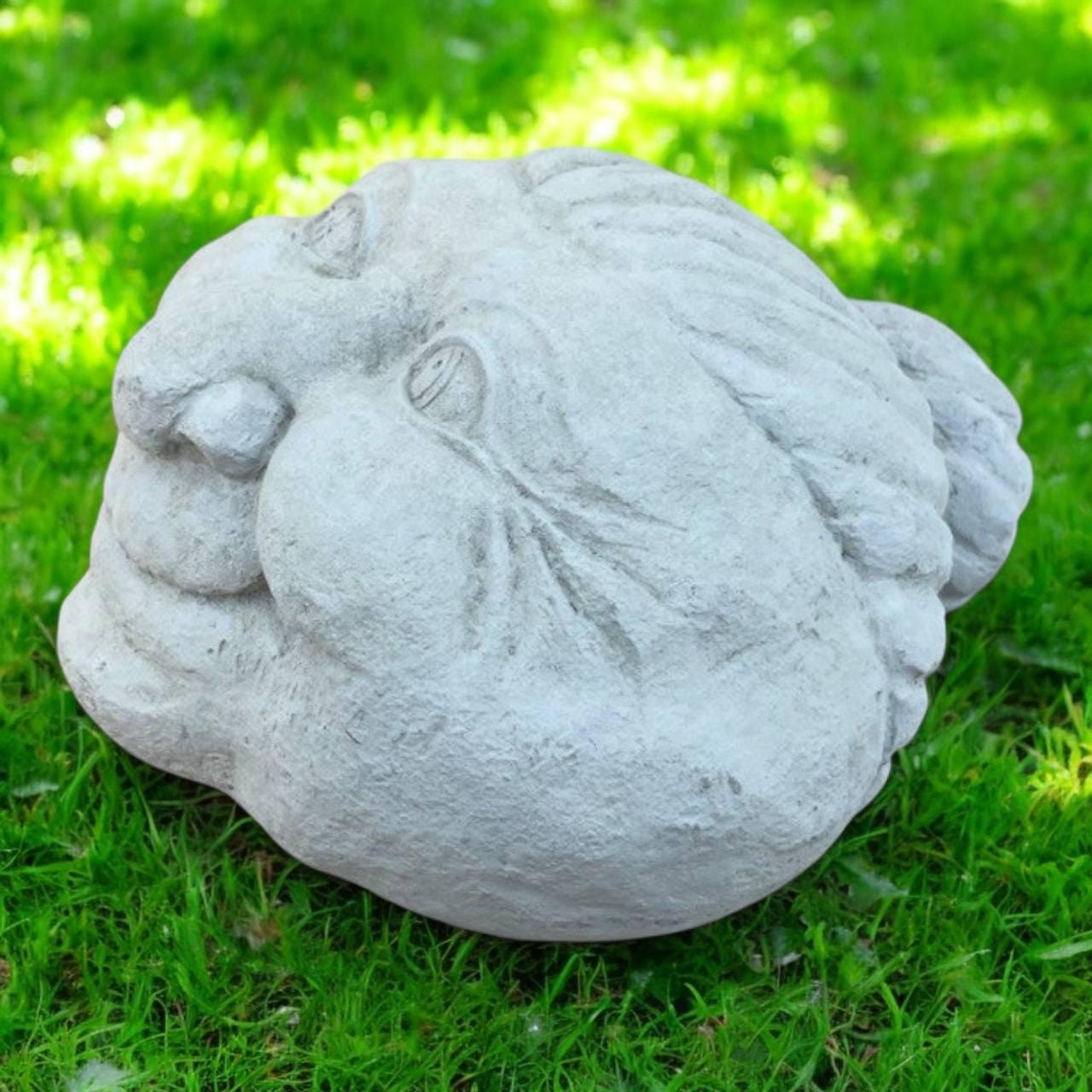 Grandma Statue, Face Sculpture, Smiling Face, Grandmother Grave, Garden ...