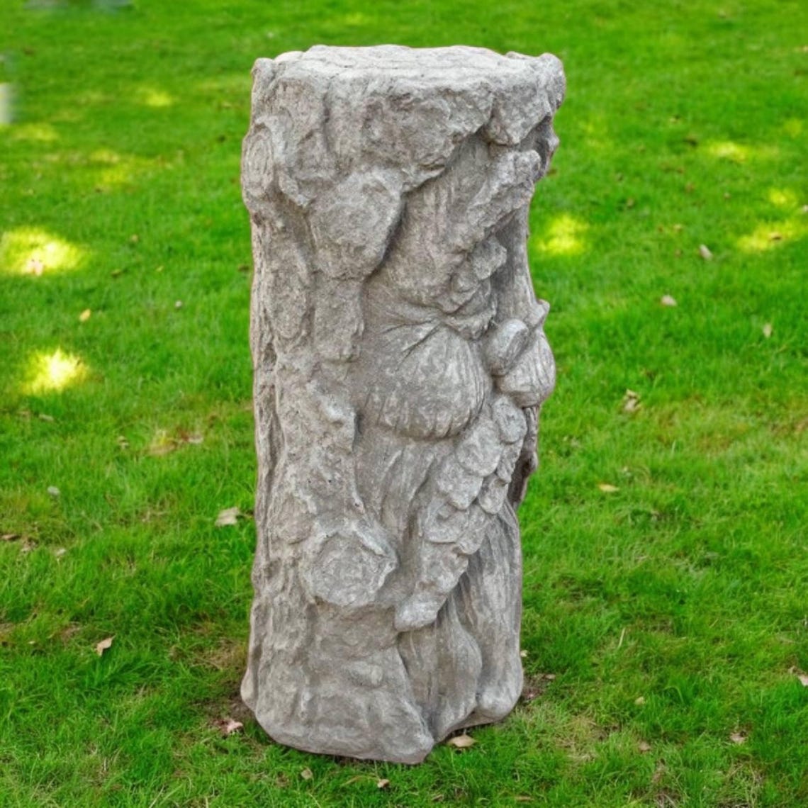 Tree Statue, Face Sculpture, Man Face, Stone Art, Garden Face, Patio ...