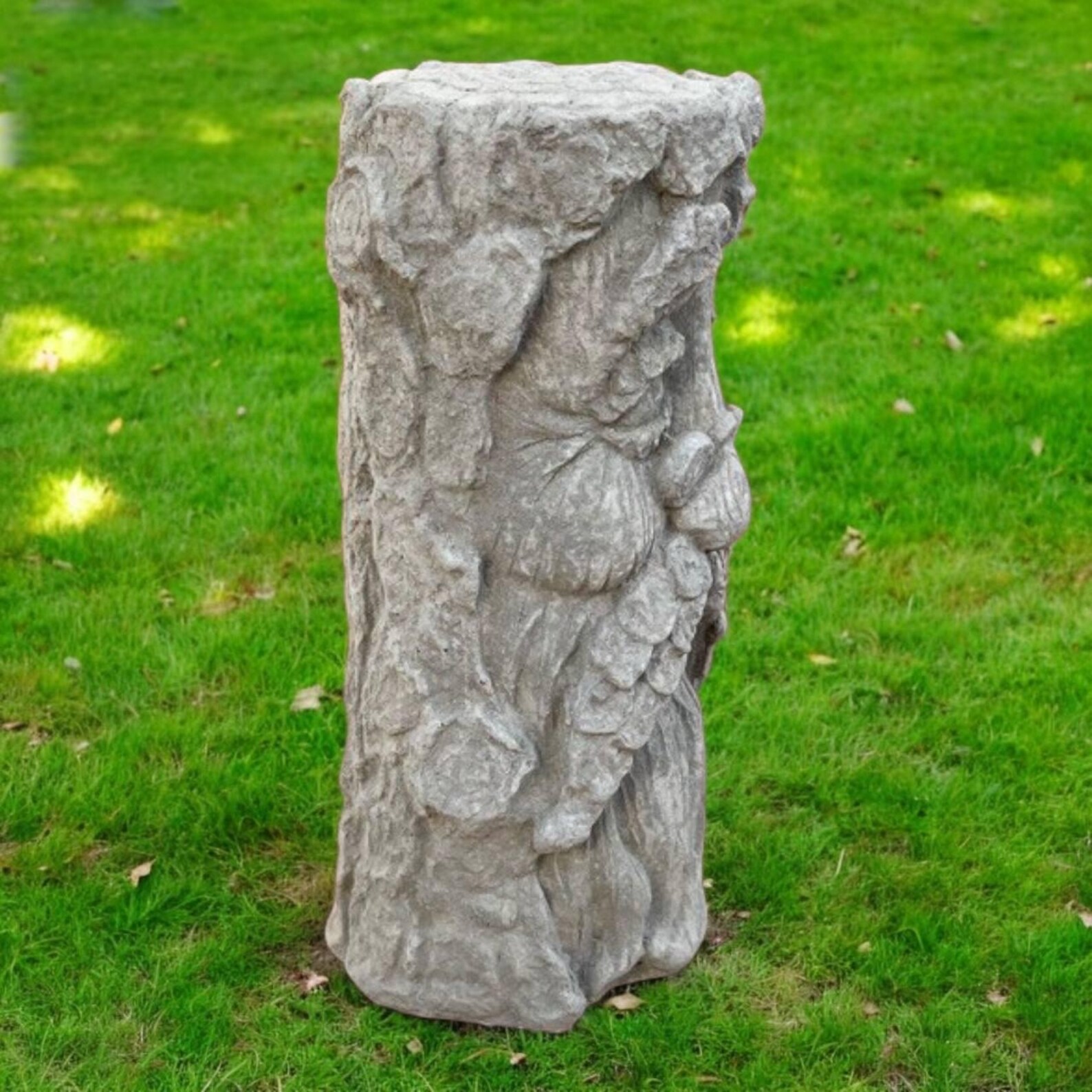 Tree Statue, Face Sculpture, Man Face, Stone Art, Garden Face, Patio ...
