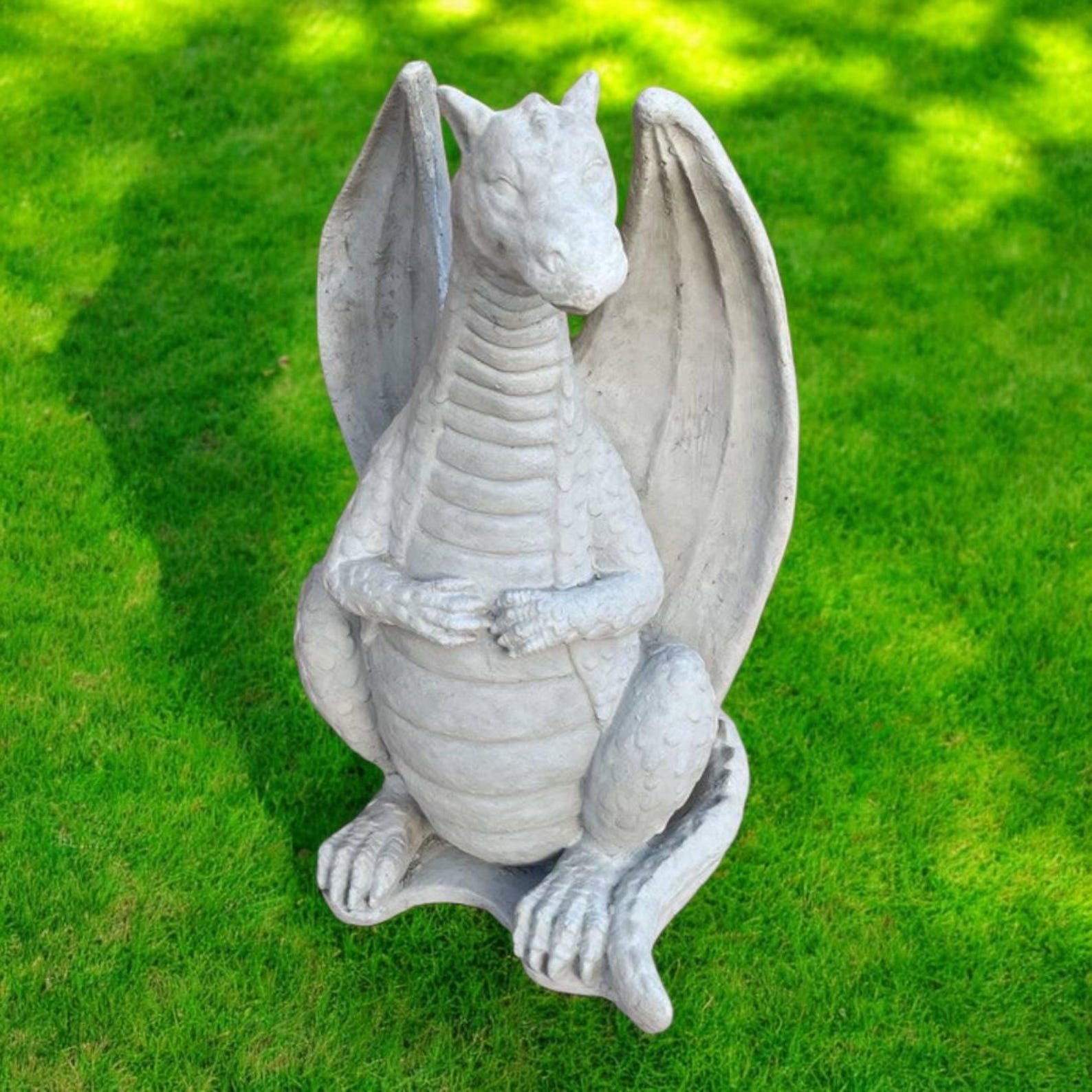 Dragon Statue, Outdoor Figure, Standing Dragon, Massive Animal ...