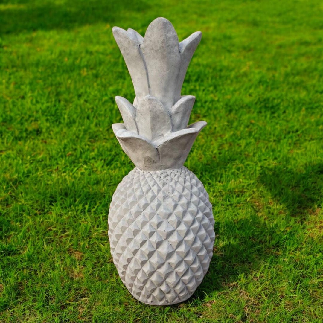 Pineapple Statue, Extra Large Figure, Tropical Fruit, Large Pineapple ...