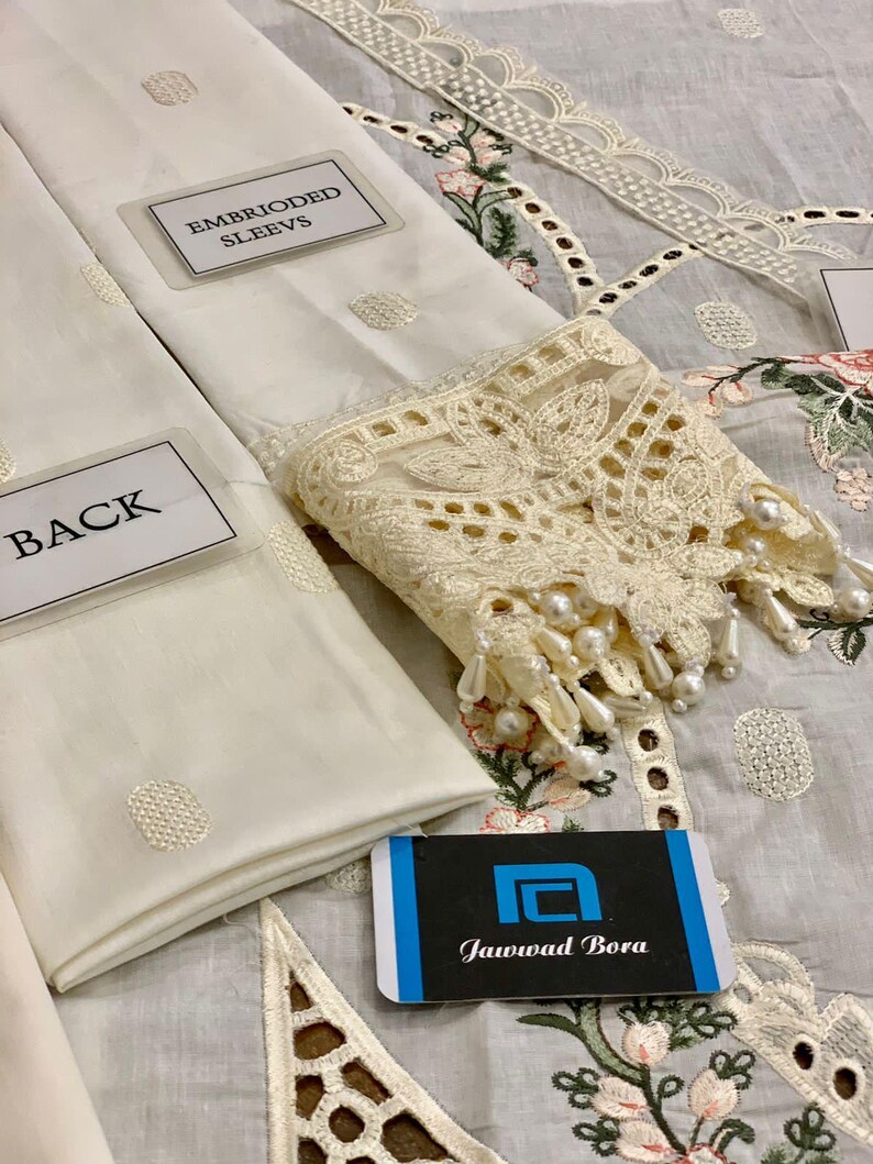 Pakistani Indian Women Custom Stitch Dress, MARIA B Collection ...