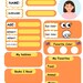 Printable I Know Myself Chart for Kids,self-identification Guide for ...