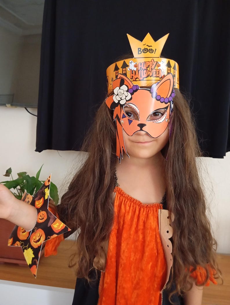 Halloween Bracelet Size Chart Printable, DIY Costume Wristband Template ...