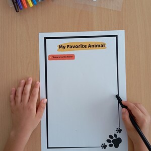 Animal Learning Pack,printable Animal Facts and Names Worksheets, Kids ...