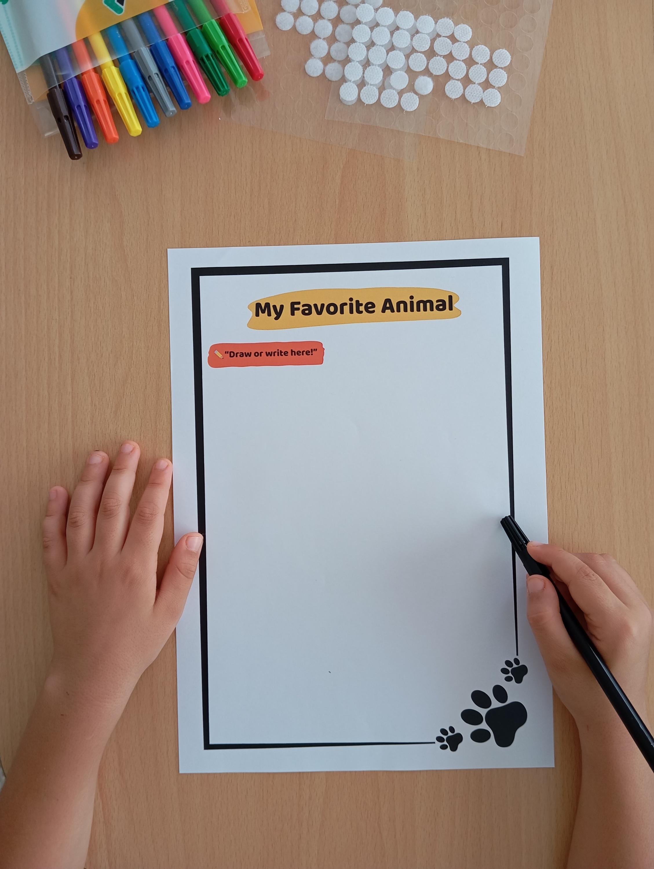 Animal Learning Pack,printable Animal Facts and Names Worksheets, Kids ...