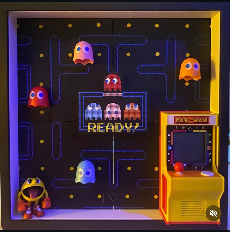 Pac Man Frame - Etsy