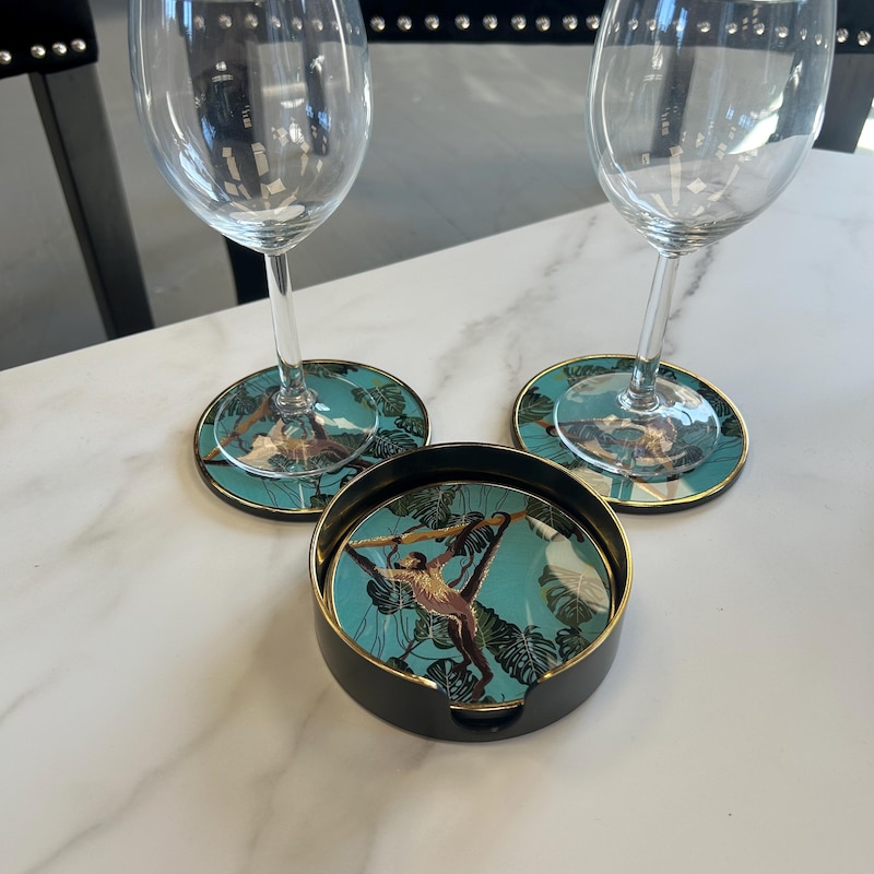Tropical Coasters - Etsy