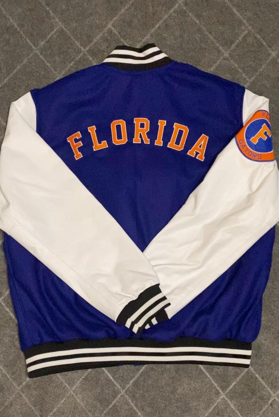 Letterman Florida Gators Varsity Jacket Made With Genuine Leather ...