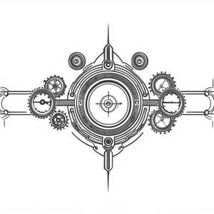 Dividers Steampunk Black and White Bundle 1 130 Digital Line Art Svg ...