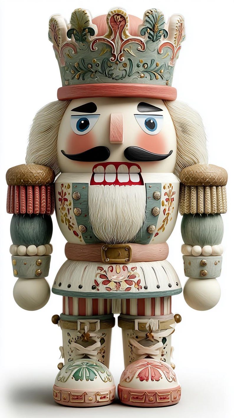 Nutcracker Line Art Illustration Color Bundle 3 23 Digital Ai Line Art ...