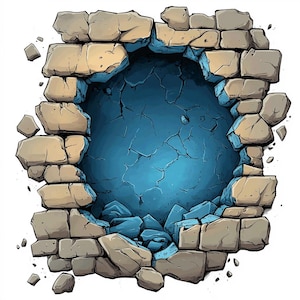 Holes Cartoon Color Clean Line Art Bundle 1 100+ Digital Line Art Ai ...