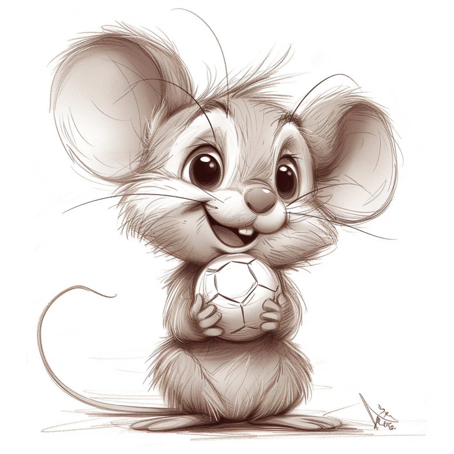 Mouse Grey Line Art Color/black and White Bundle 2 72 Digital Line Art ...
