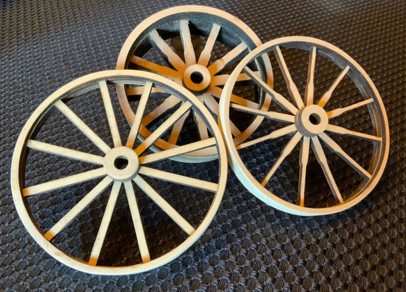 Wagon Wheel Laser Model Templates - Ibrn2 (lightburn), Ai, DXF, PDF ...