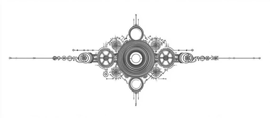 Dividers Steampunk Black and White Bundle 1 130 Digital Line Art Svg ...