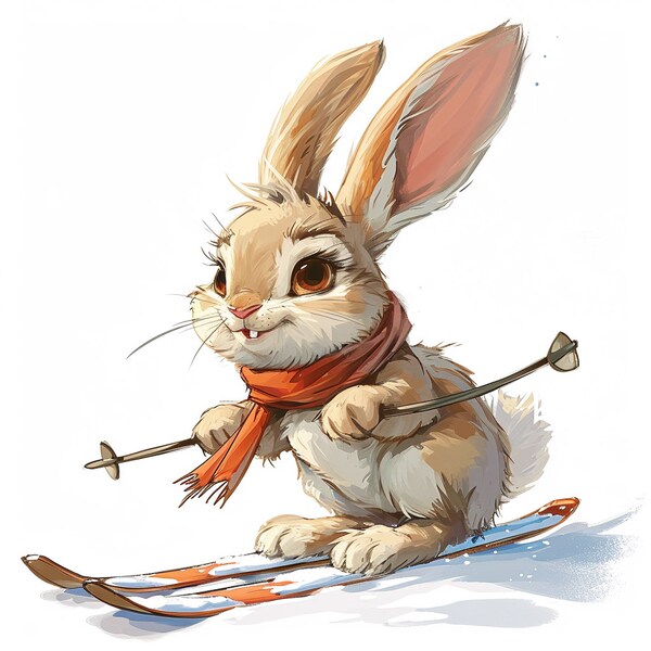 Ski Bunny - Etsy