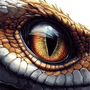 Snake/reptile Eye Color Cartoon Transparent Background Bundle 1 48 ...