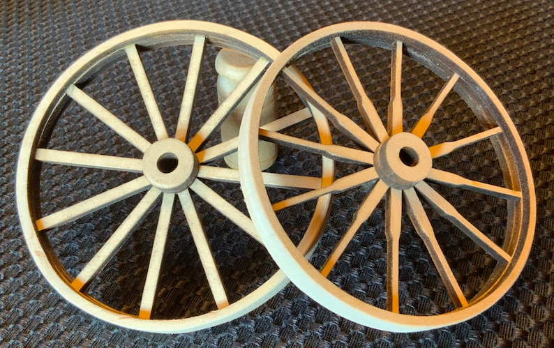 Wagon Wheel Laser Model Templates - Ibrn2 (lightburn), Ai, DXF, PDF ...