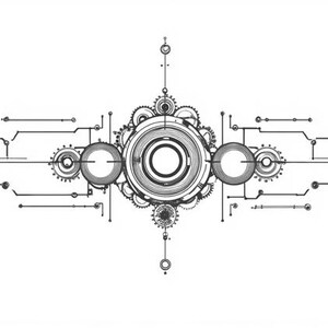 Dividers Steampunk Black and White Bundle 1 130 Digital Line Art Svg ...