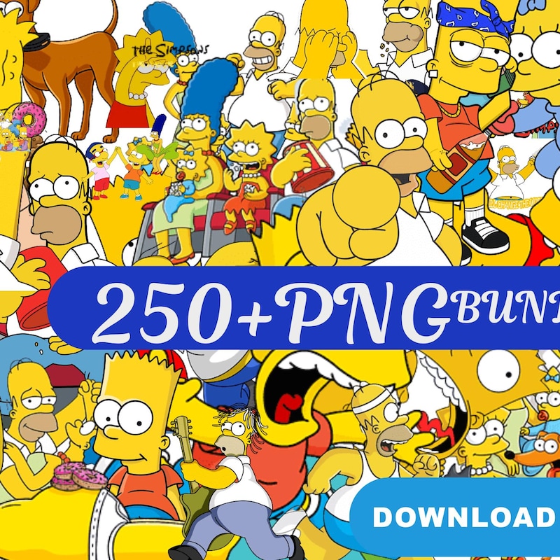 Printable Simpsons Image - Etsy