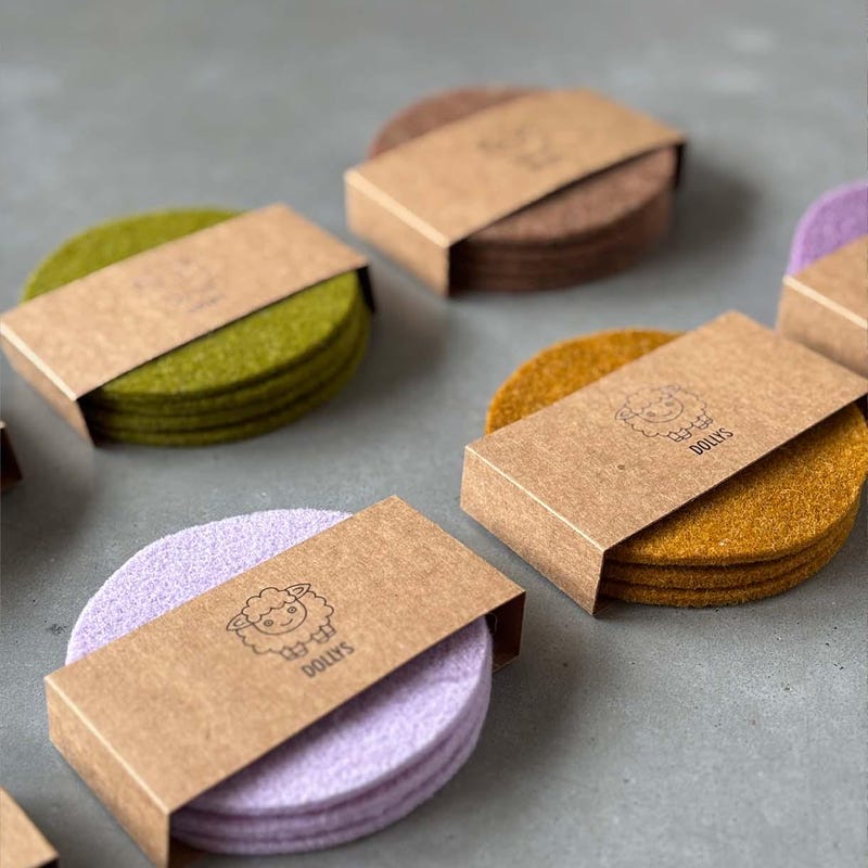 Wool Coasters - Etsy