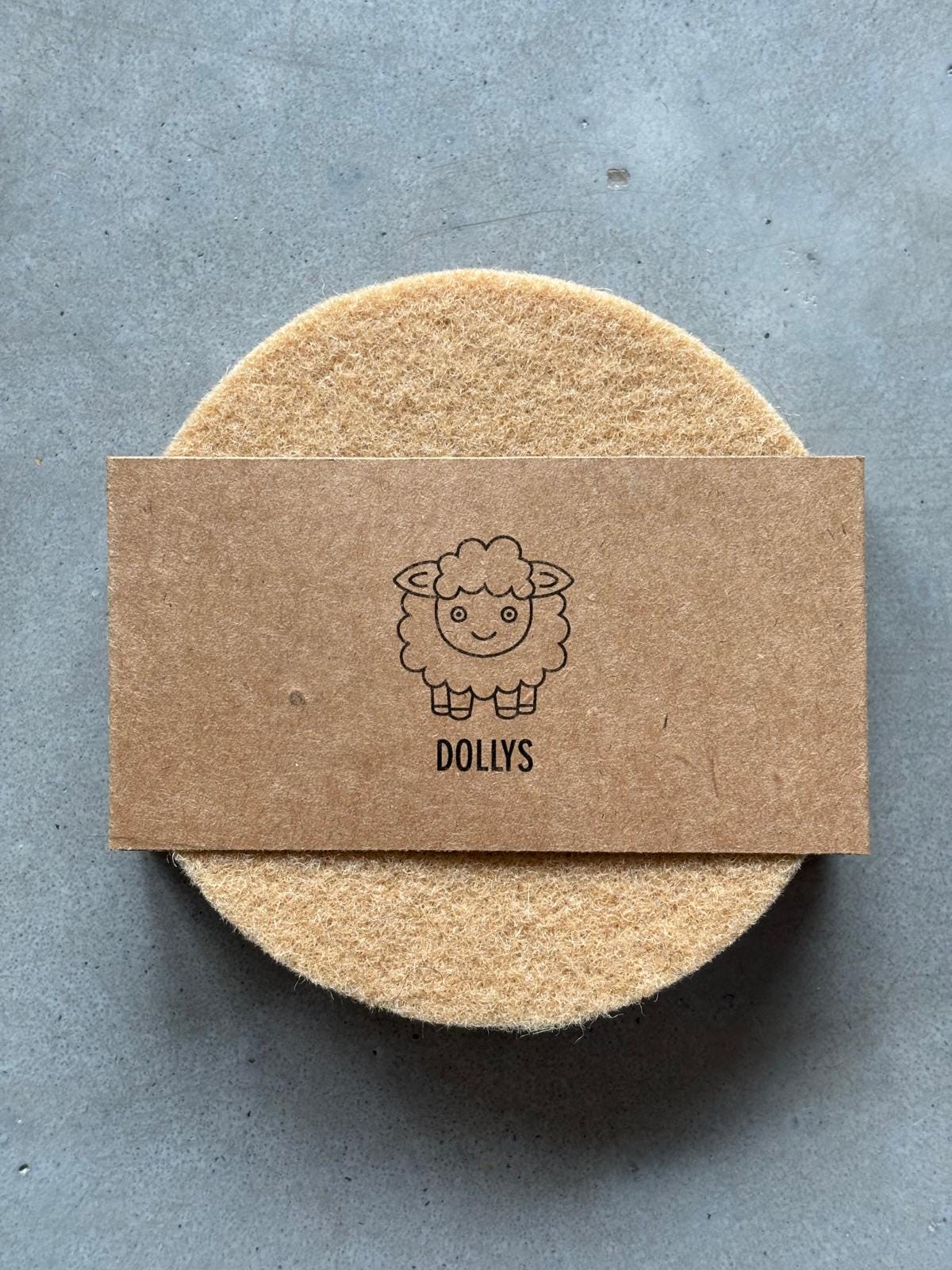 Felt Coasters Set 0f 4 – Handmade From New Zealand Wool – Round 10 Cm ...