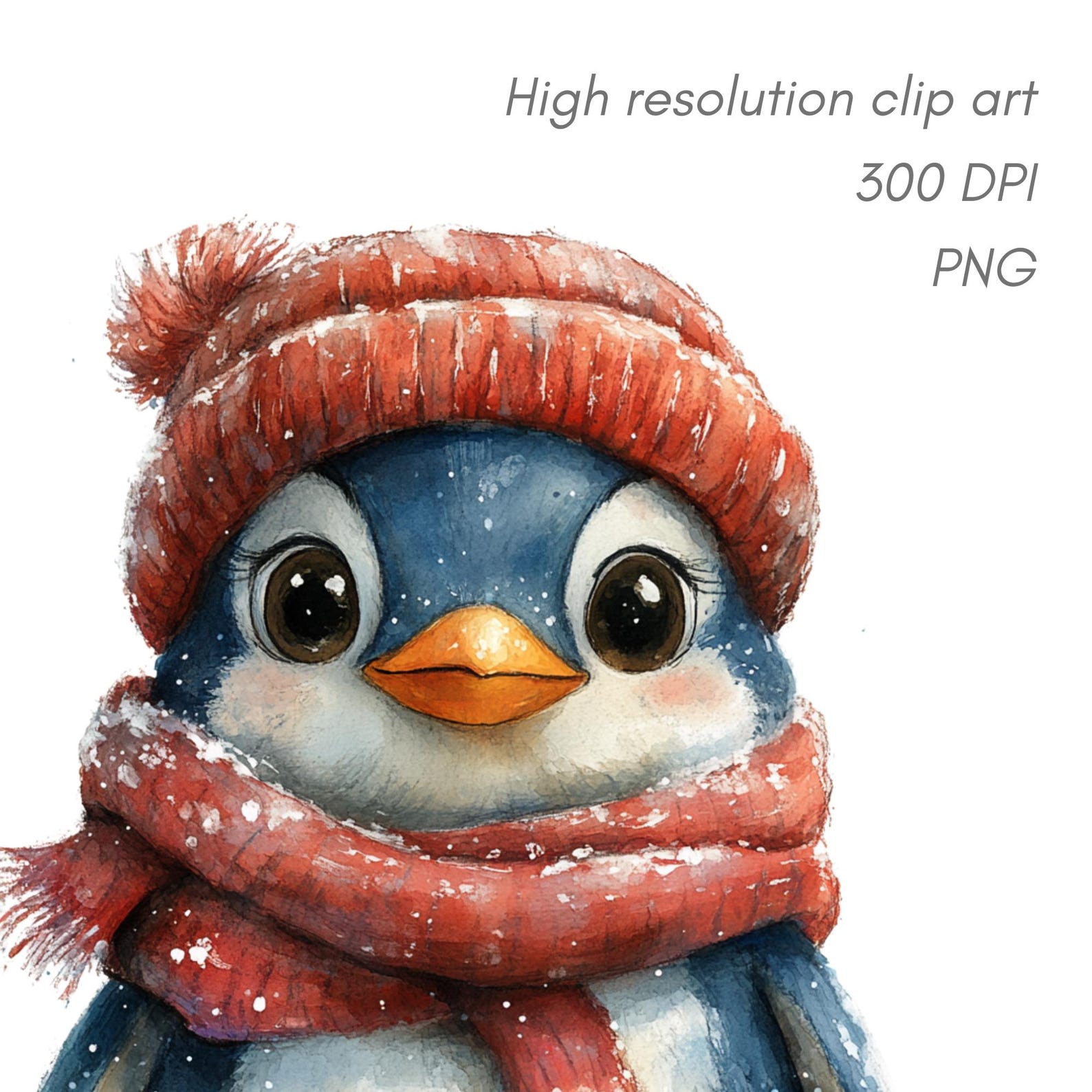 Winter Animals Clipart, Cute Winter Animals Clipart, Forest Clip Art ...