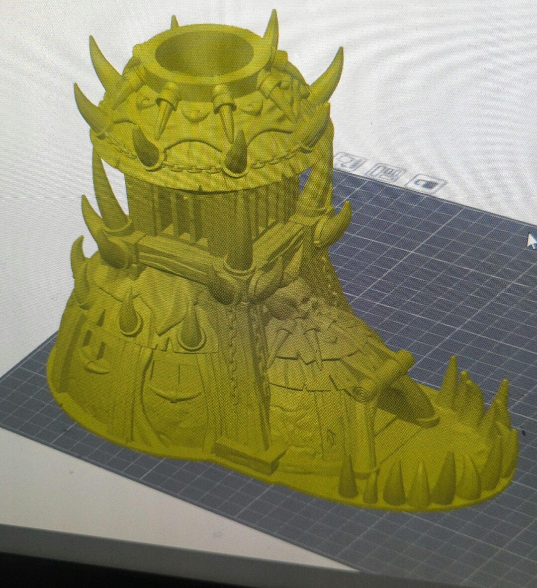 Attack of the Castle Mimic Dice Tower Add-on Tall Fantasy 3D Printed D ...