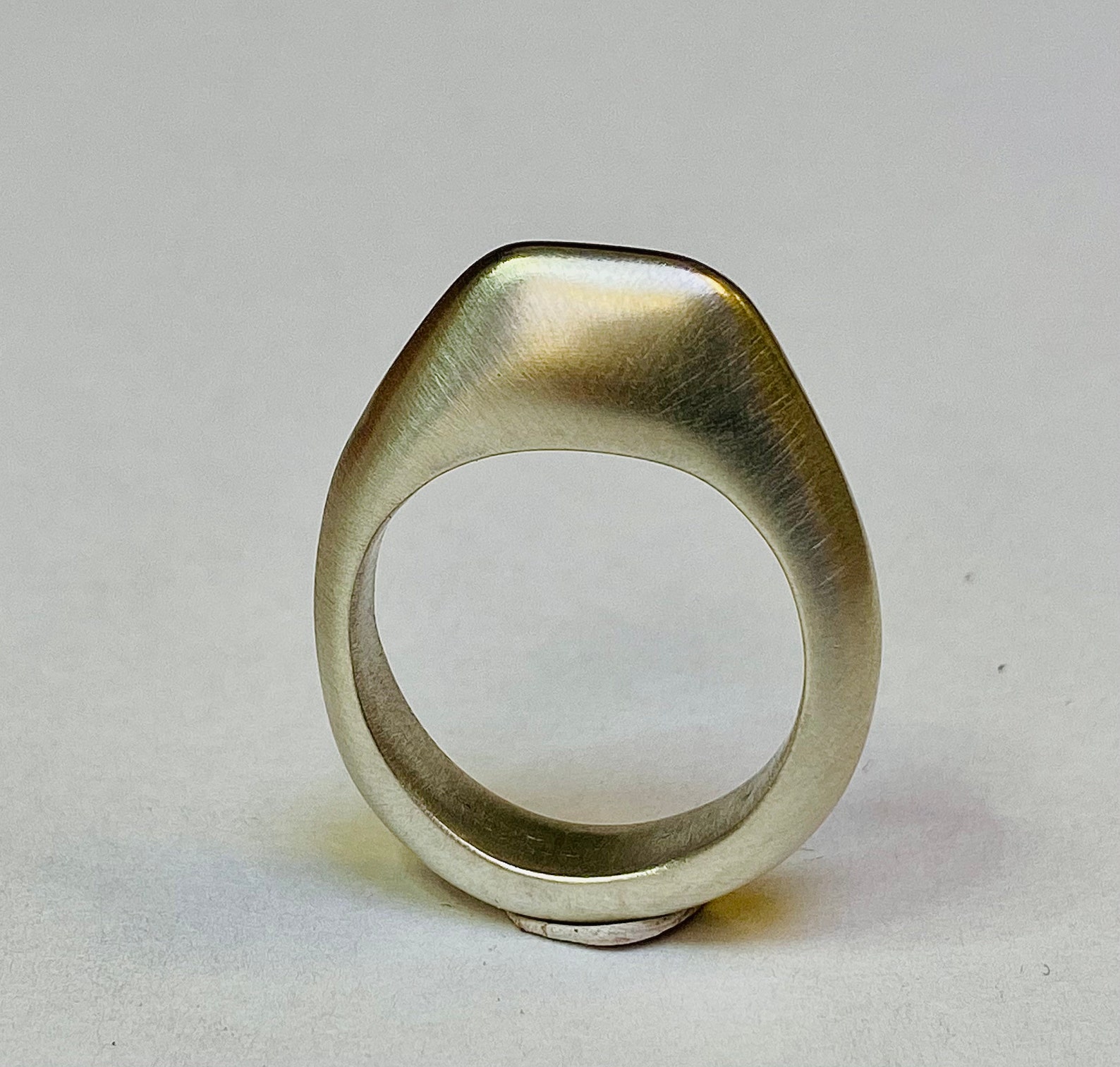 Sterling Silver Wax Carved Ring Hallmarked in Edinburgh - Etsy Israel