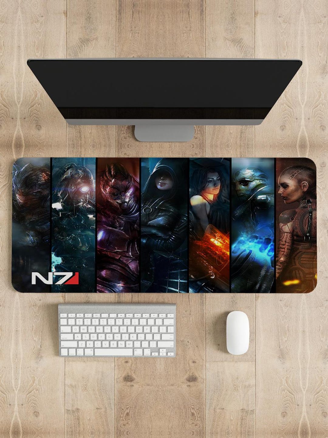 Mass Effect Gaming Mouse Pad: Personalized Desk Mat - Etsy