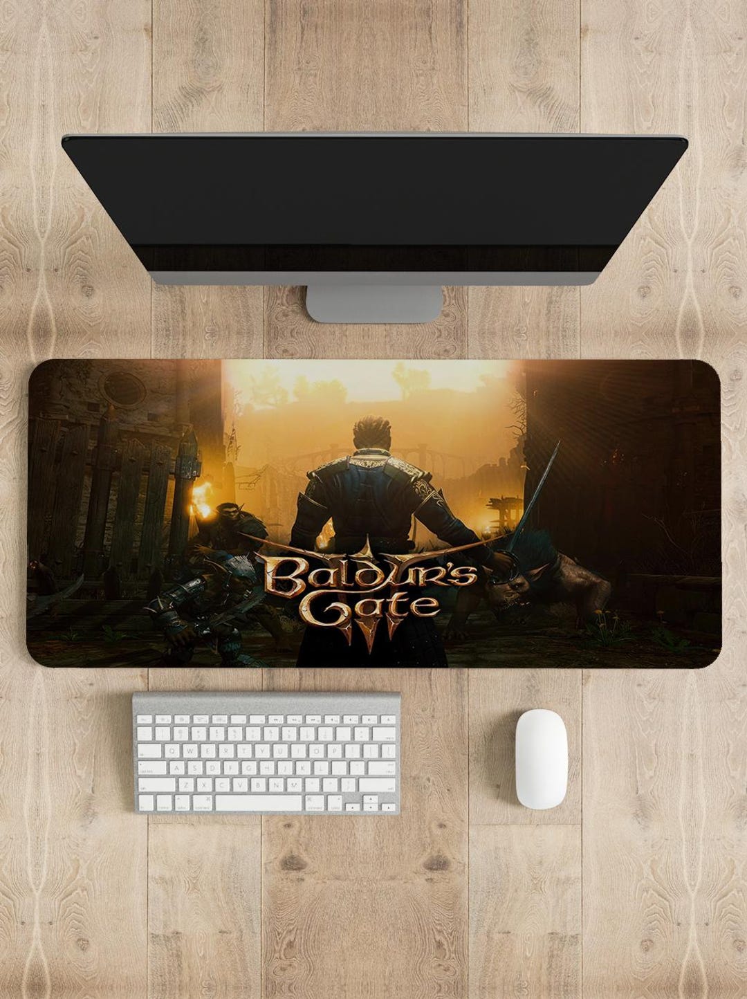 Baldur's Gate Mouse Pad | Different Sizes Personalized Printing ...