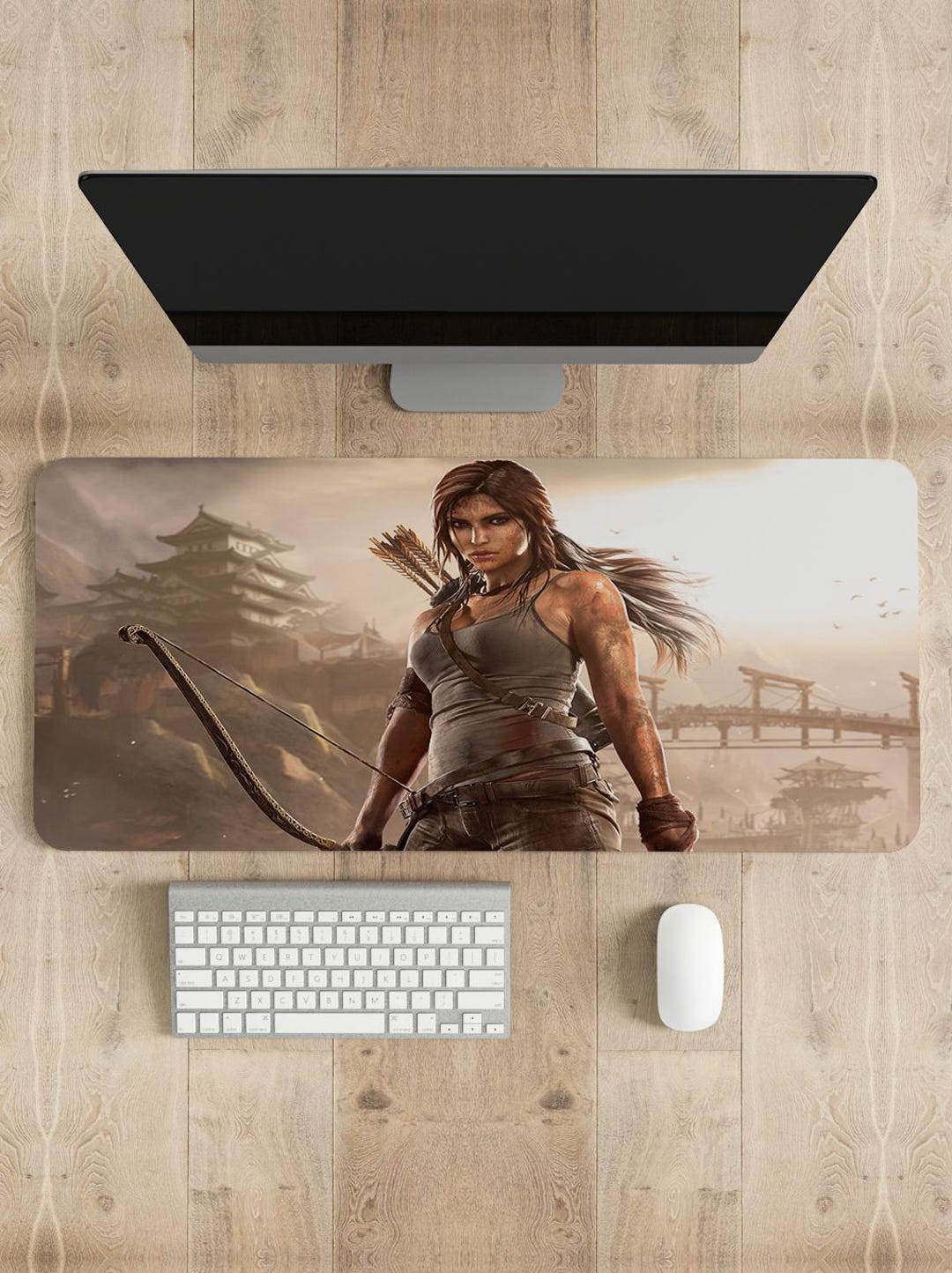 Tomb Raider Mouse Pad: Personalized Gaming Desk Mat - Etsy