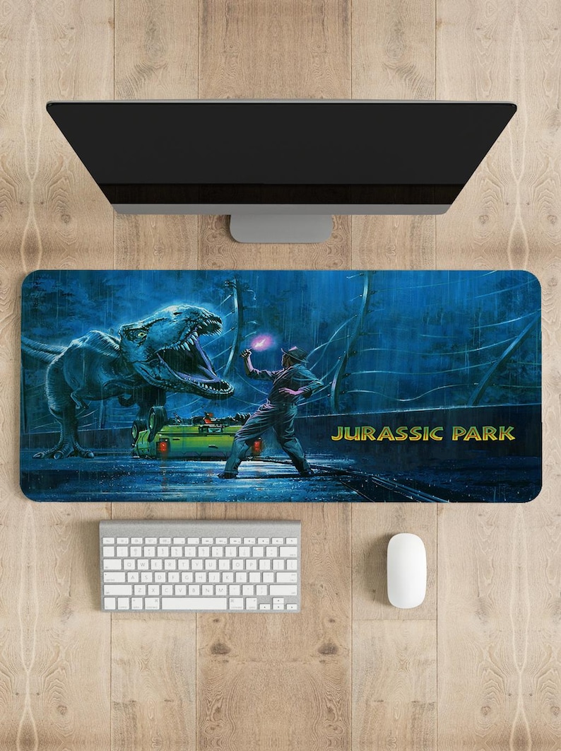 Jurassic Park Mouse Pad | Different Sizes Personalized Printing ...