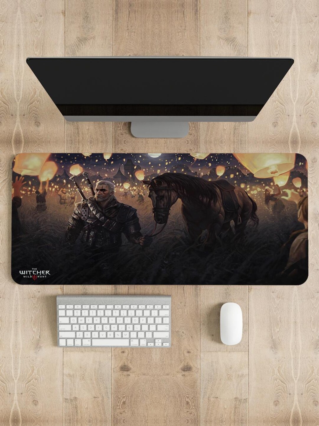The Witcher 3 Mouse Pad: Personalized Gaming Desk Mat - Etsy